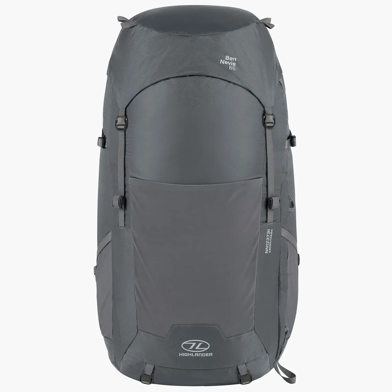 Dame Rygsæk – Highlander Ben Nevis – 65 liter – Grå